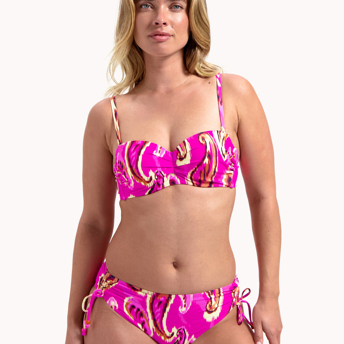 Popping Paisley bandeau bikinitop – Cyell